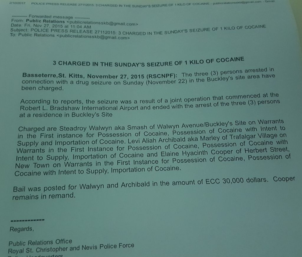STATEMENT BY MR. IAN M QUEELEY, COMMISSIONER OF POLICE IN RESPONSE TO A ...