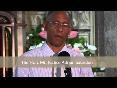 WATCH Video: JUSTICE ADRIAN SAUNDERS TO DELIVER GOOD GOVERNANCE AND ...