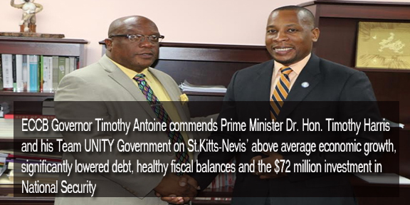 ECCB GOVERNOR COMMENDS ST. KITTS AND NEVIS ON ITS STRONG ECONOMIC ...