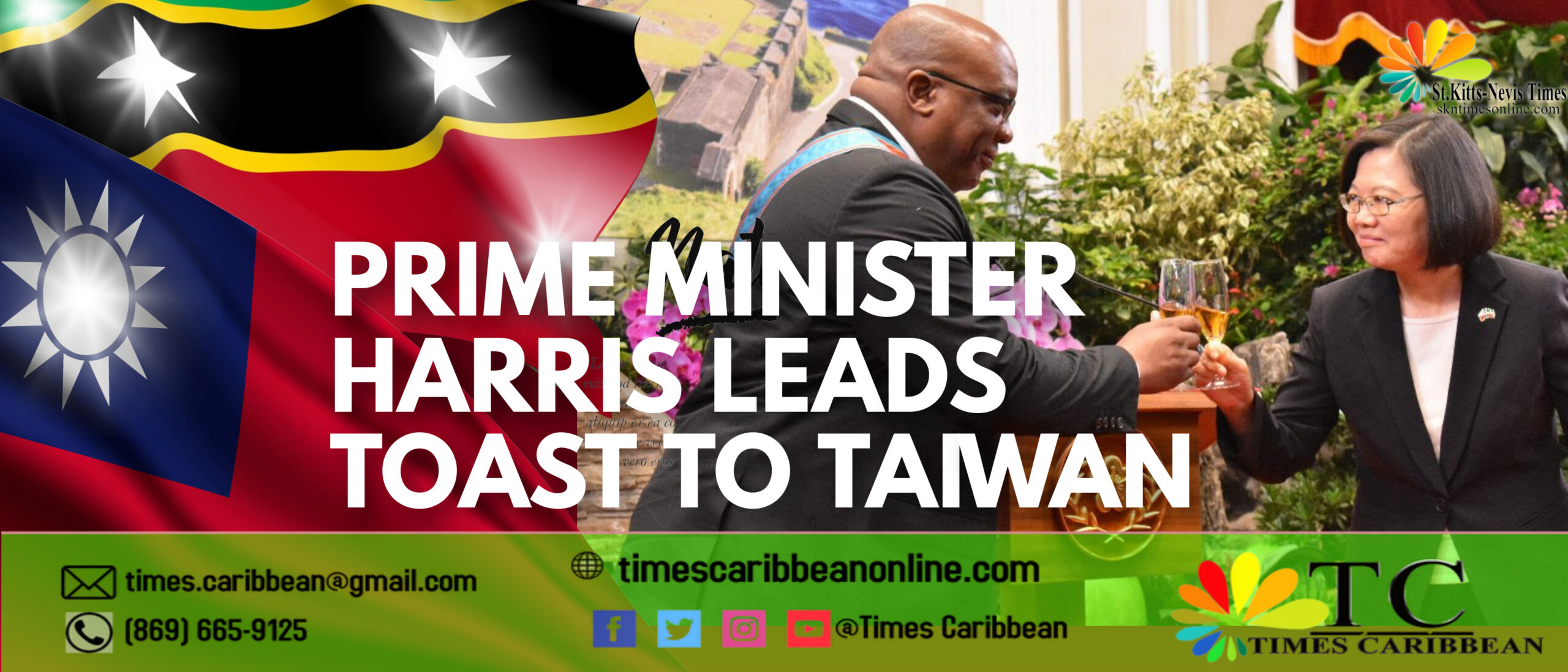 PRIME MINISTER HARRIS LEADS TOAST TO TAIWAN ON THE ATTAINMENT OF ITS ...