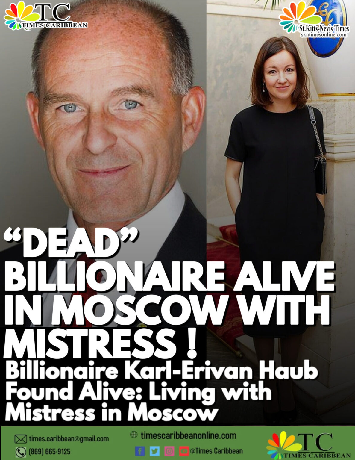 Billionaire Karl-Erivan Haub Found Alive: Living with Mistress in ...