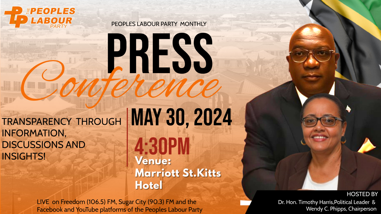 PLP THE PEOPLES PARTY TO HOST MONTHLY PRESS CONFERENCE THIS THURSDAY ...