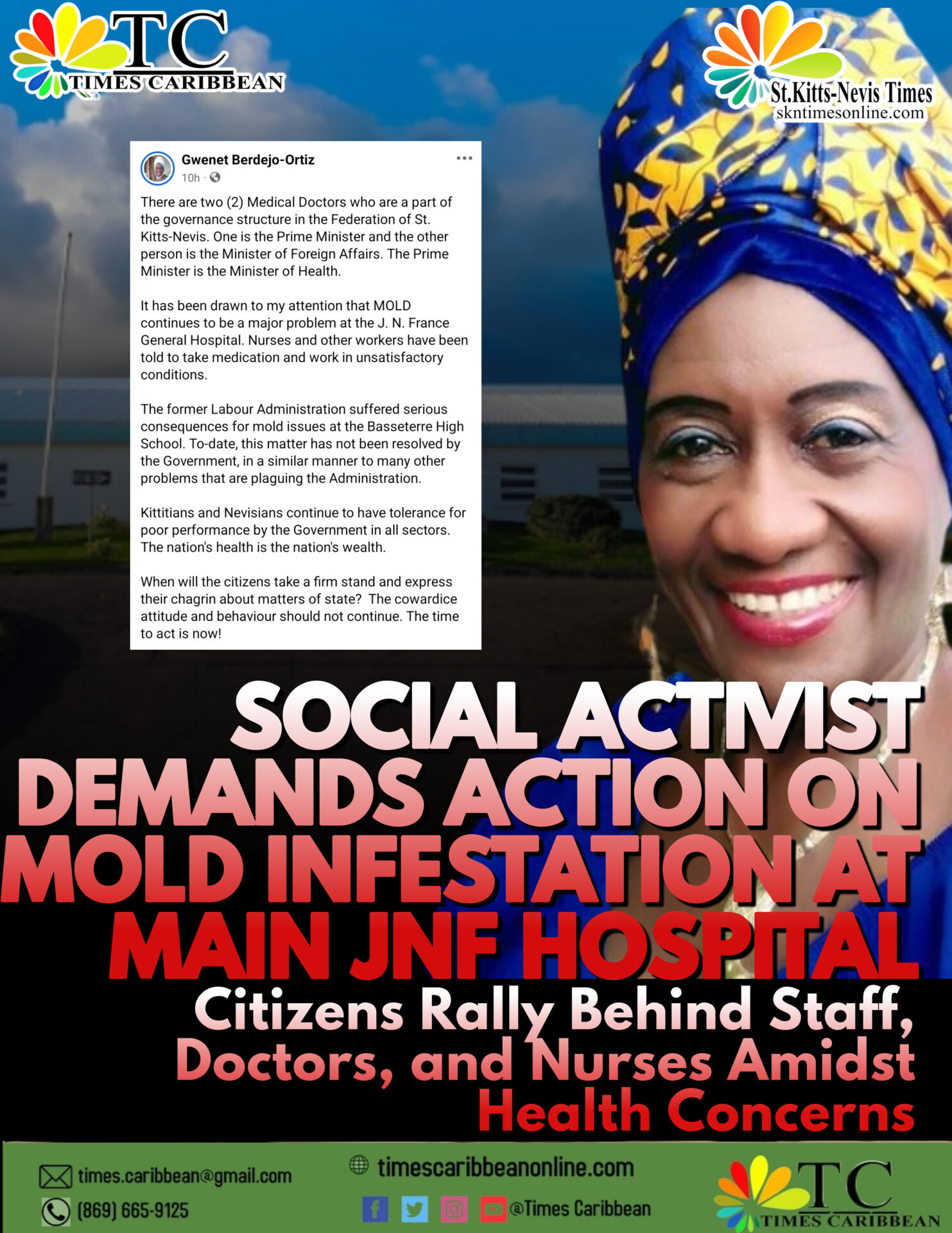 SOCIAL ACTIVIST DEMANDS ACTION ON MOLD INFESTATION AT MAIN JNF HOSPITAL ...
