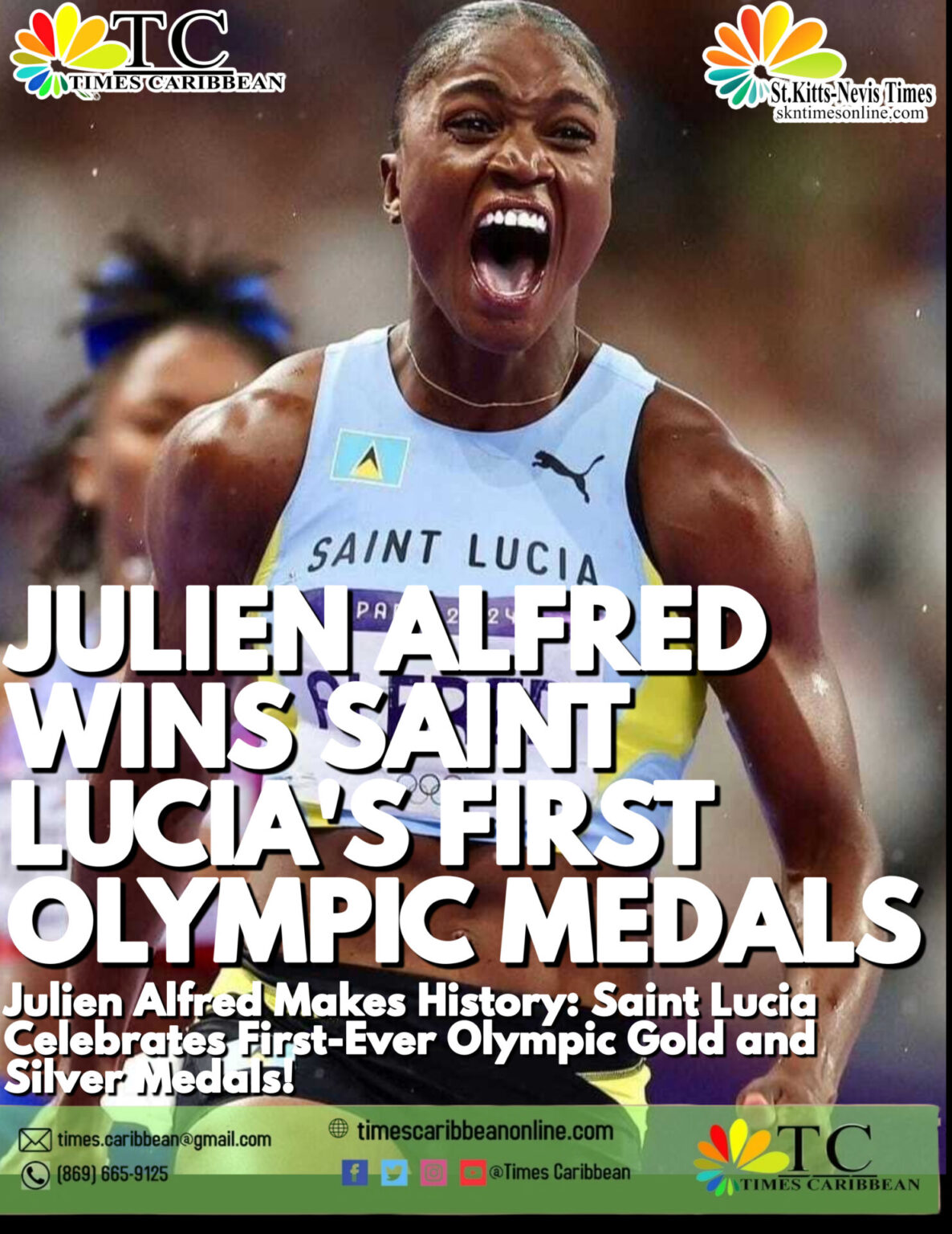 Julien Alfred Makes History: Saint Lucia Celebrates First-Ever Olympic ...