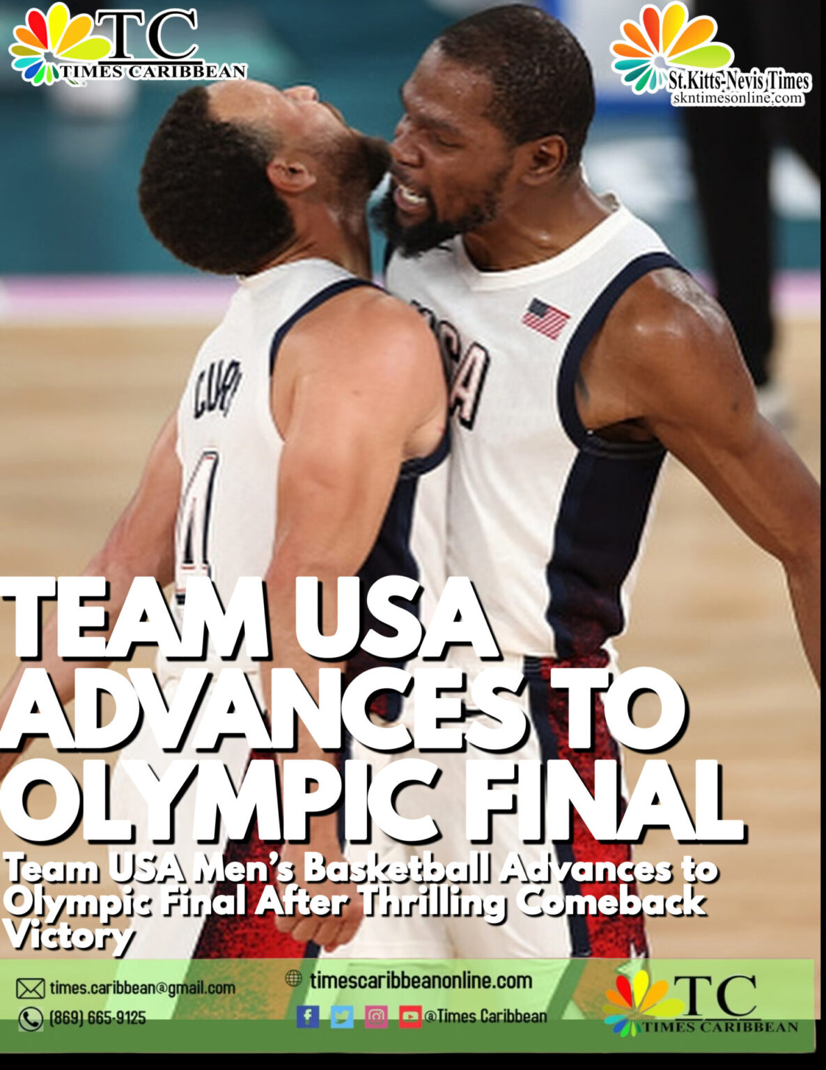Team USA Men’s Basketball Advances to Olympic Final After Thrilling ...