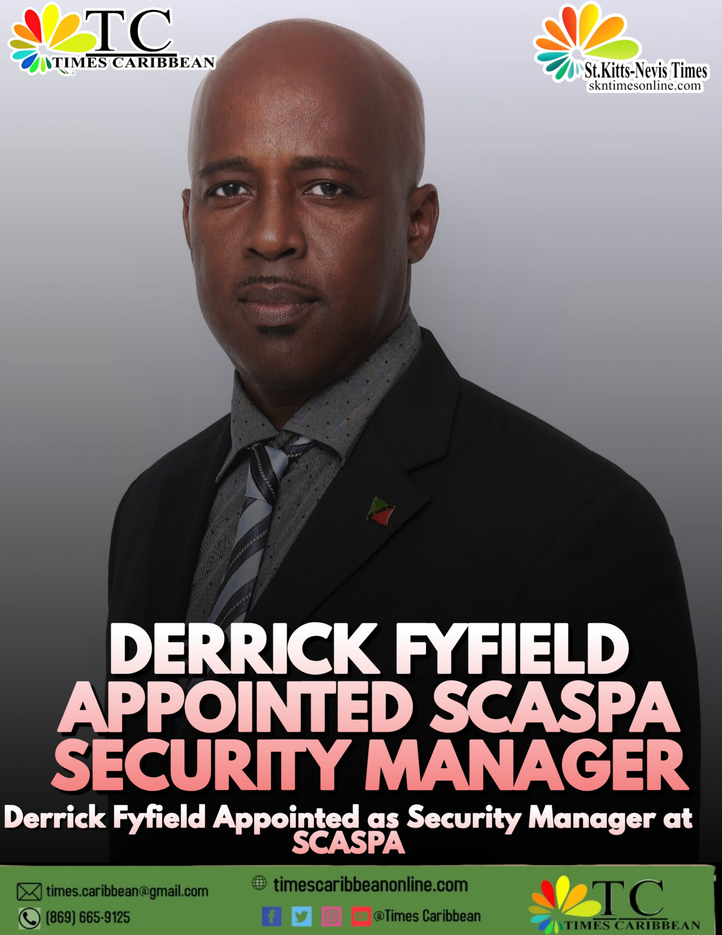 Derrick Fyfield Appointed as Security Manager at SCASPA – Times ...