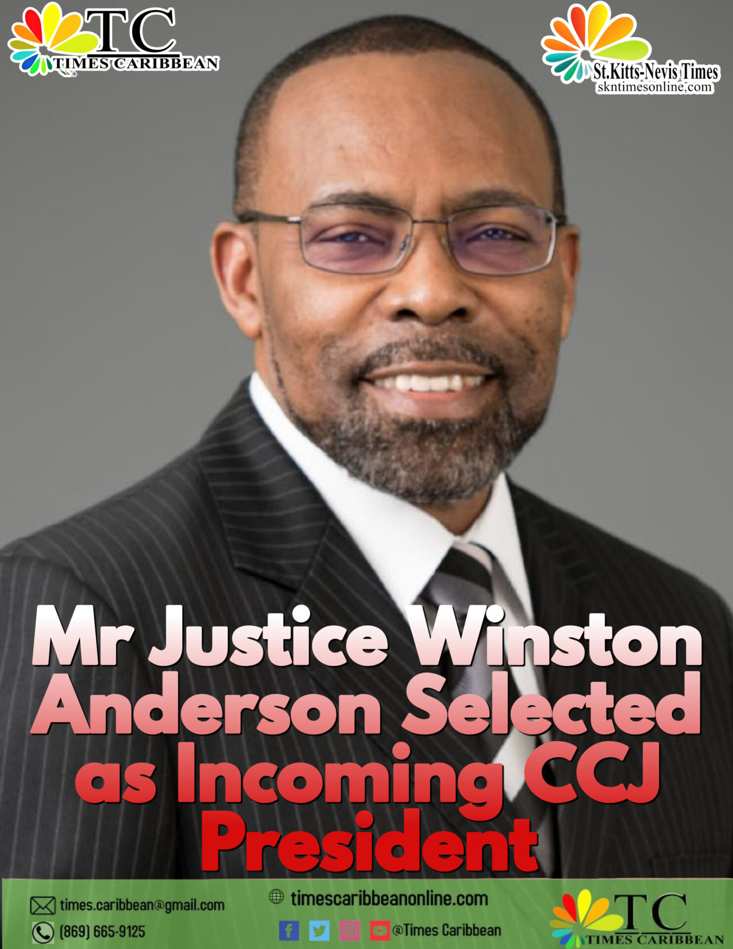 Mr Justice Winston Anderson Selected as Incoming CCJ President – Times ...