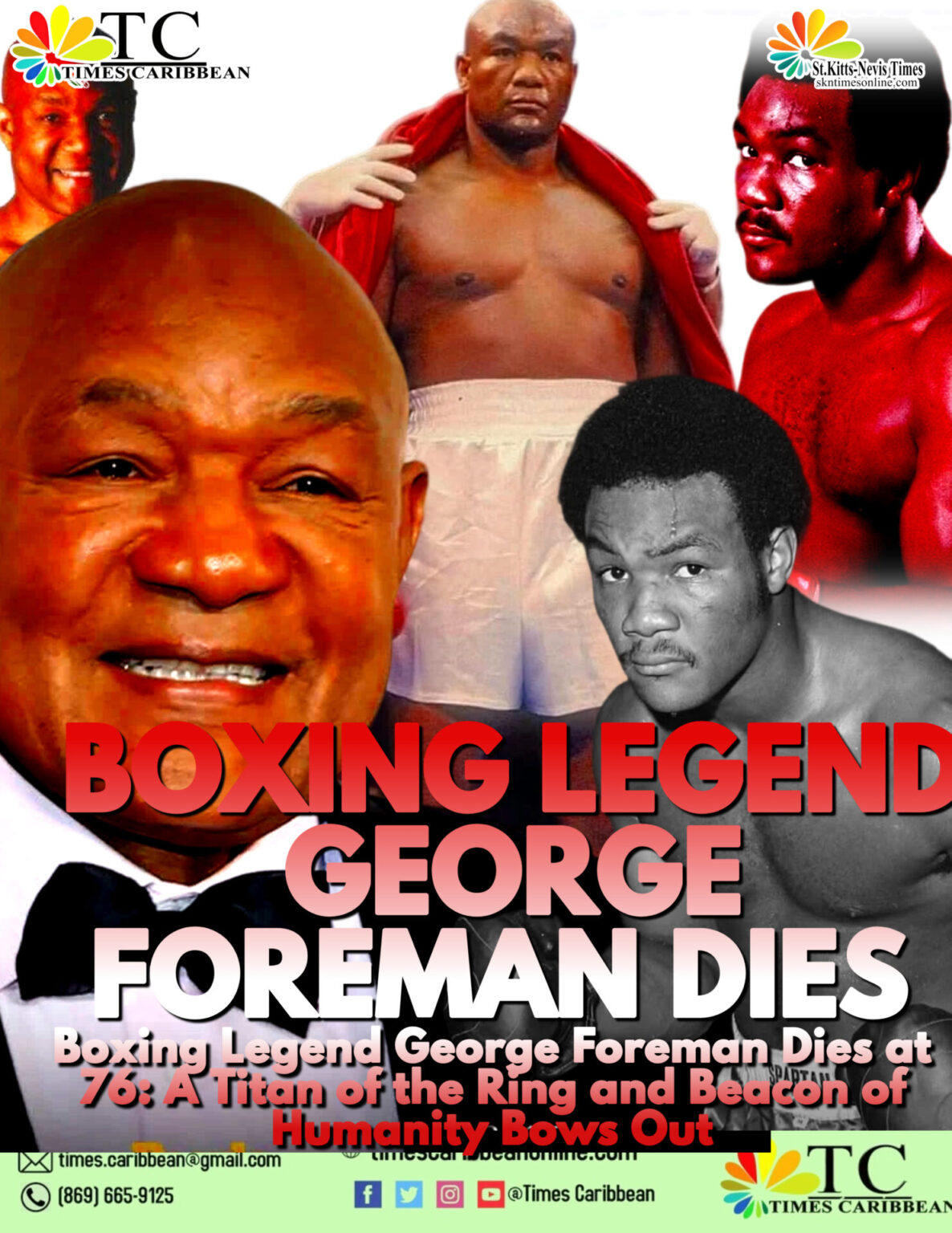 Boxing Legend George Foreman Dies at 76: A Titan of the Ring and Beacon ...