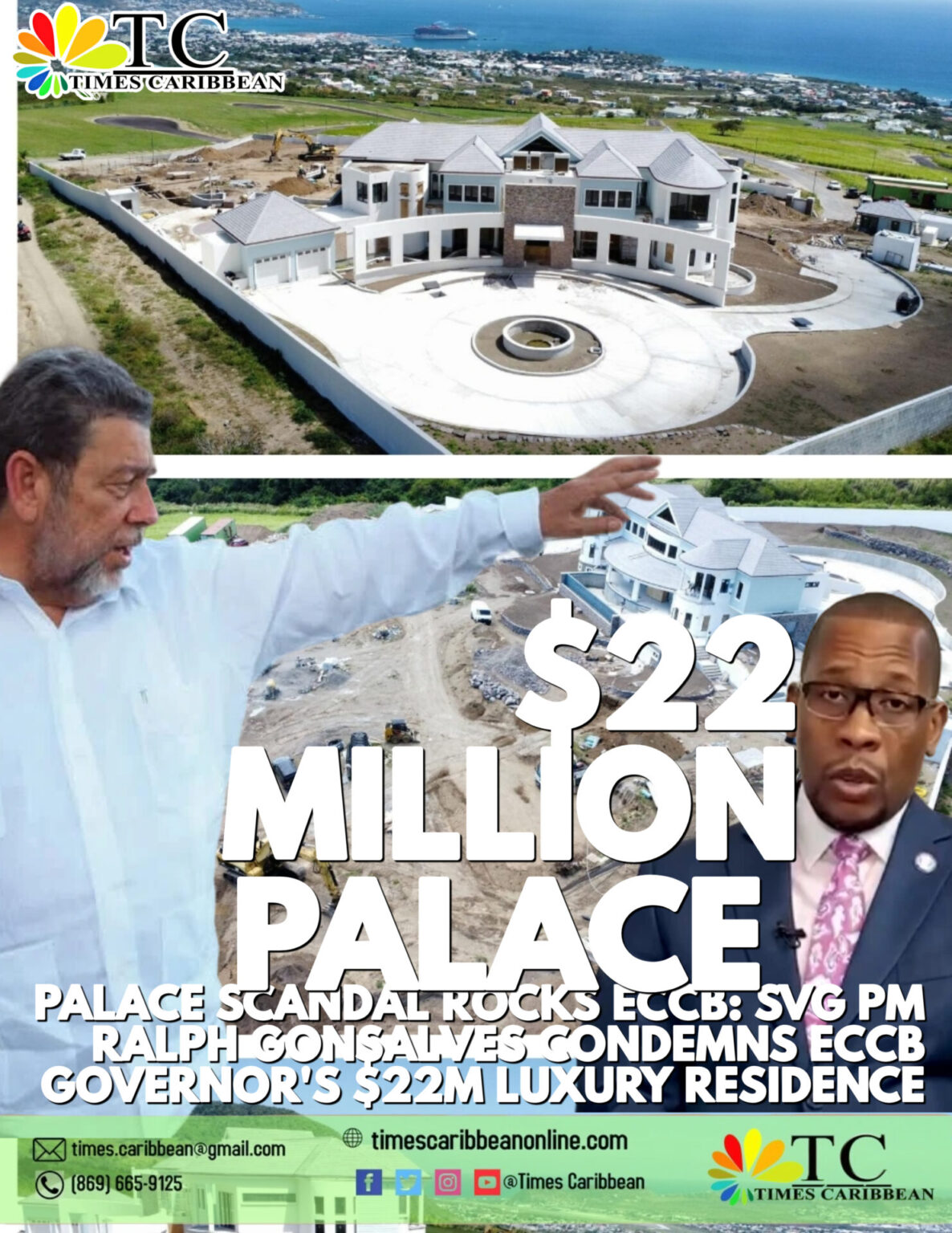 PALACE SCANDAL ROCKS ECCB: SVG PM RALPH GONSALVES CONDEMNS ECCB ...