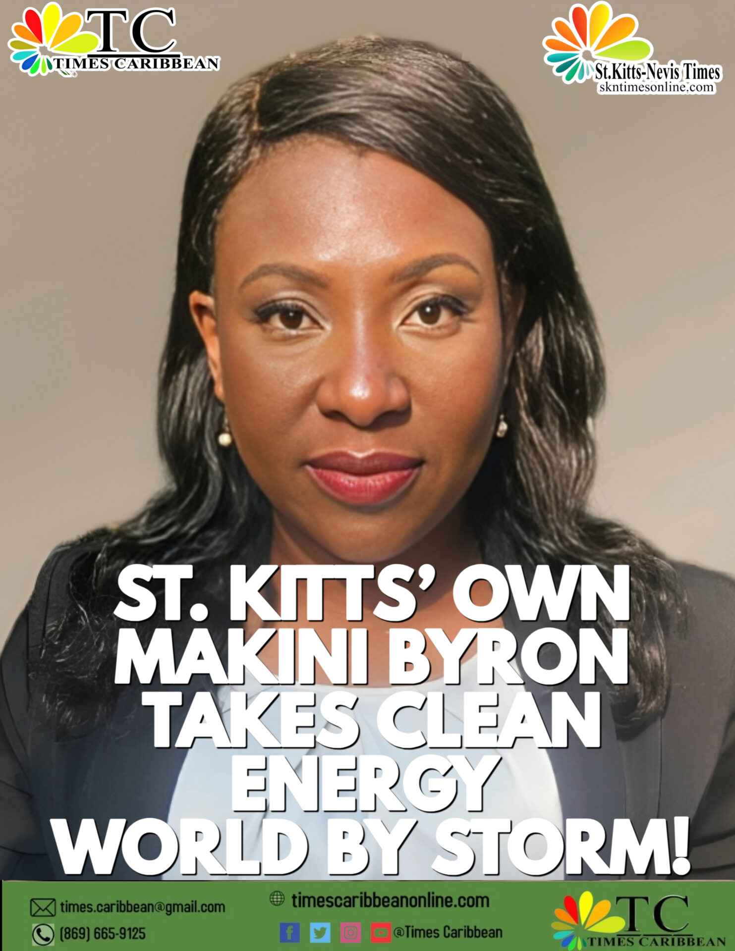 ST. KITTS’ OWN MAKINI BYRON TAKES CLEAN ENERGY WORLD BY STORM! – Times ...