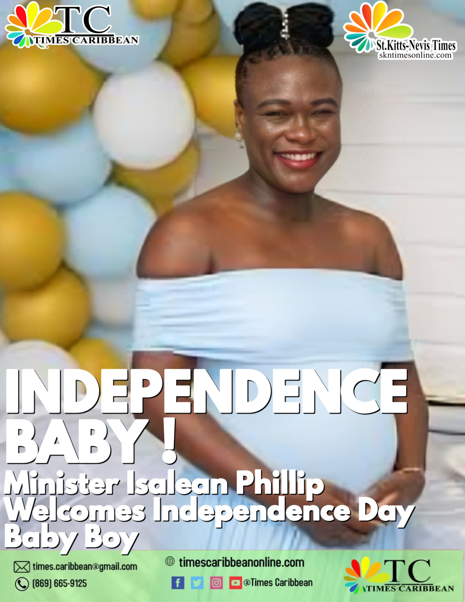 Minister Isalean Phillip Welcomes Independence Day Baby Boy – Times ...