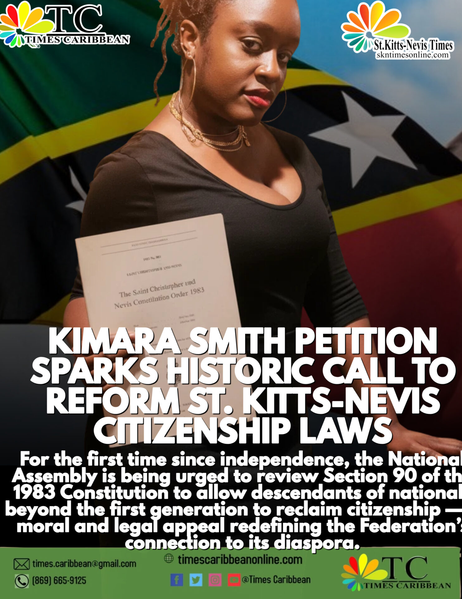 KIMARA SMITH PETITION SPARKS HISTORIC CALL TO REFORM ST. KITTS-NEVIS ...