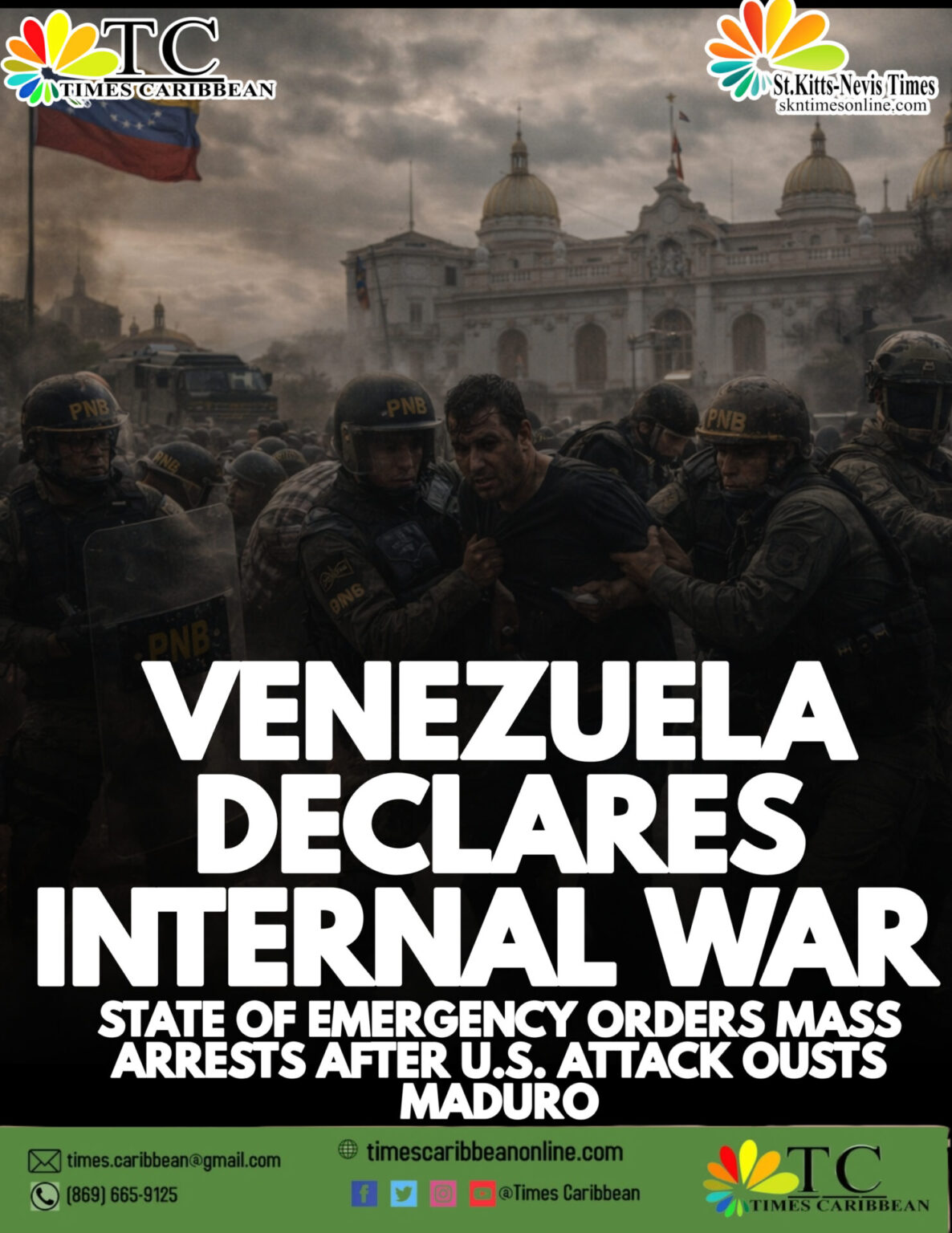 VENEZUELA DECLARES INTERNAL WAR: STATE OF EMERGENCY ORDERS MASS ARRESTS ...