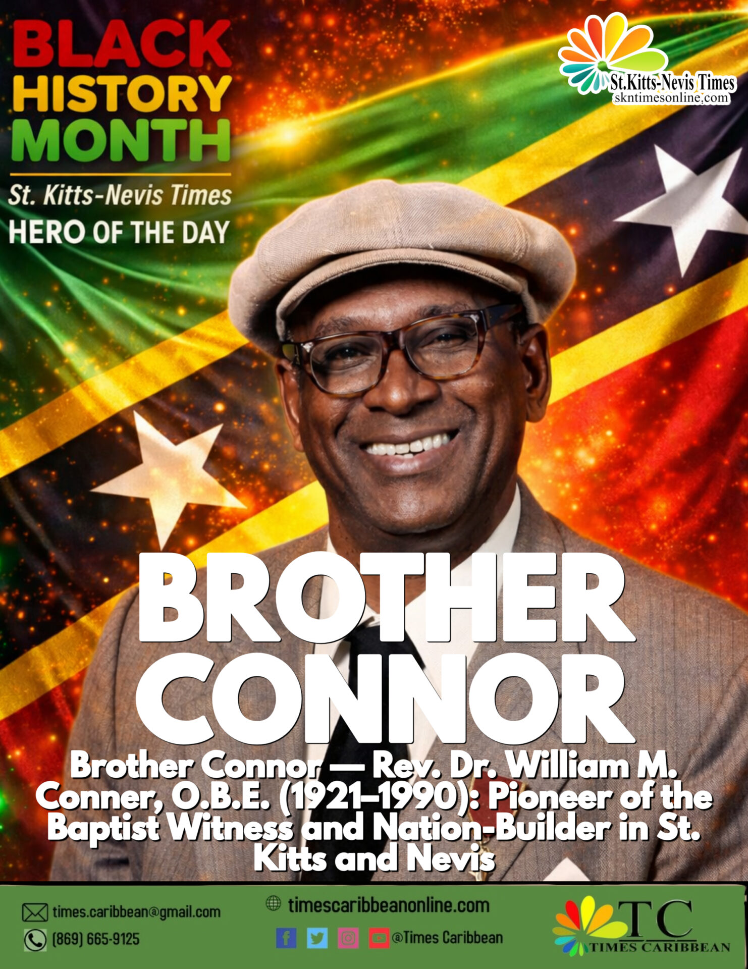 Brother Connor — Rev. Dr. William M. Conner, O.B.E. (1921–1990 ...