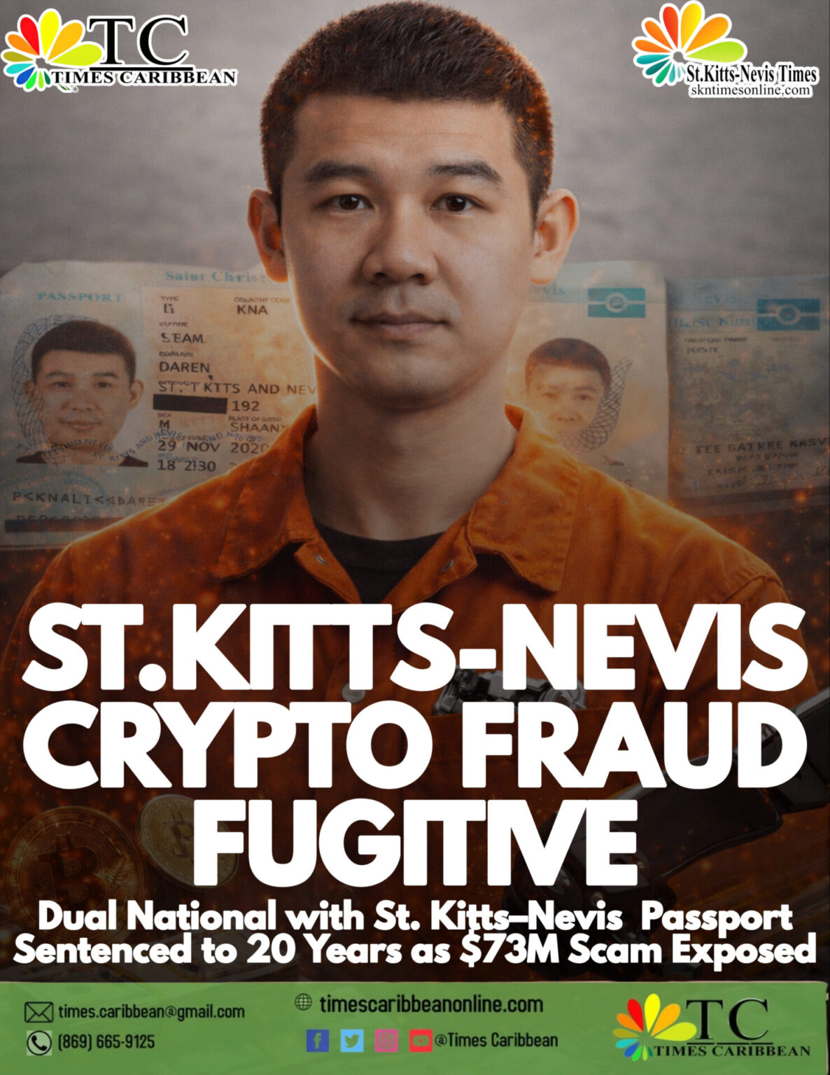 CRYPTO FRAUD FUGITIVE: Dual National with St. Kitts–Nevis passport ...