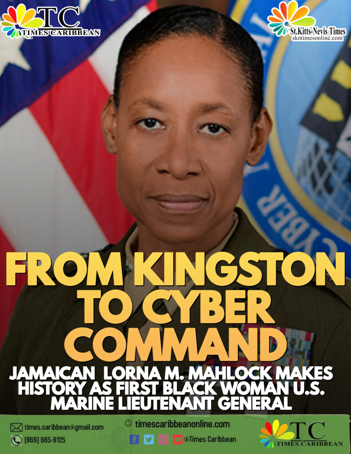 FROM KINGSTON TO CYBER COMMAND: JAMAICAN LORNA M. MAHLOCK MAKES HISTORY ...