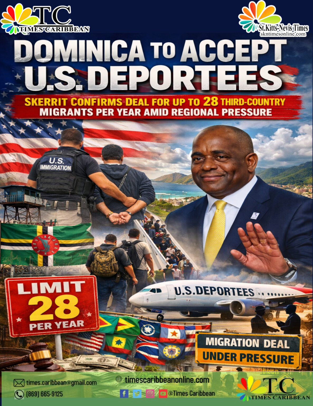 DOMINICA TO ACCEPT U.S. DEPORTEES: SKERRIT CONFIRMS DEAL FOR UP TO 28 ...