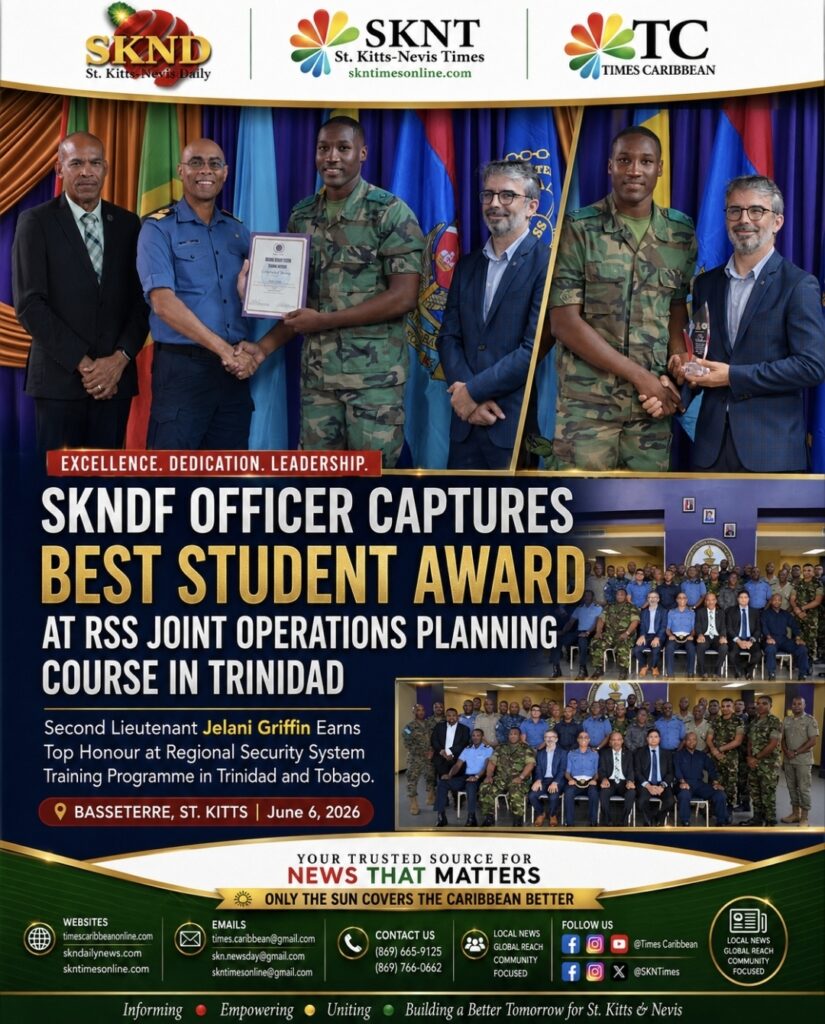 SKNDF Officer Captures Best Student Award at RSS Joint Operations ...